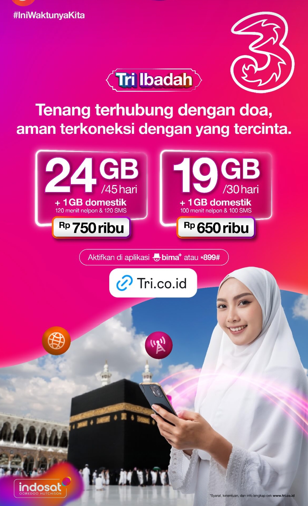 Tri Indonesia Hadirkan Paket "Tri Ibadah" untuk Jamaah Haji dan Umrah ...